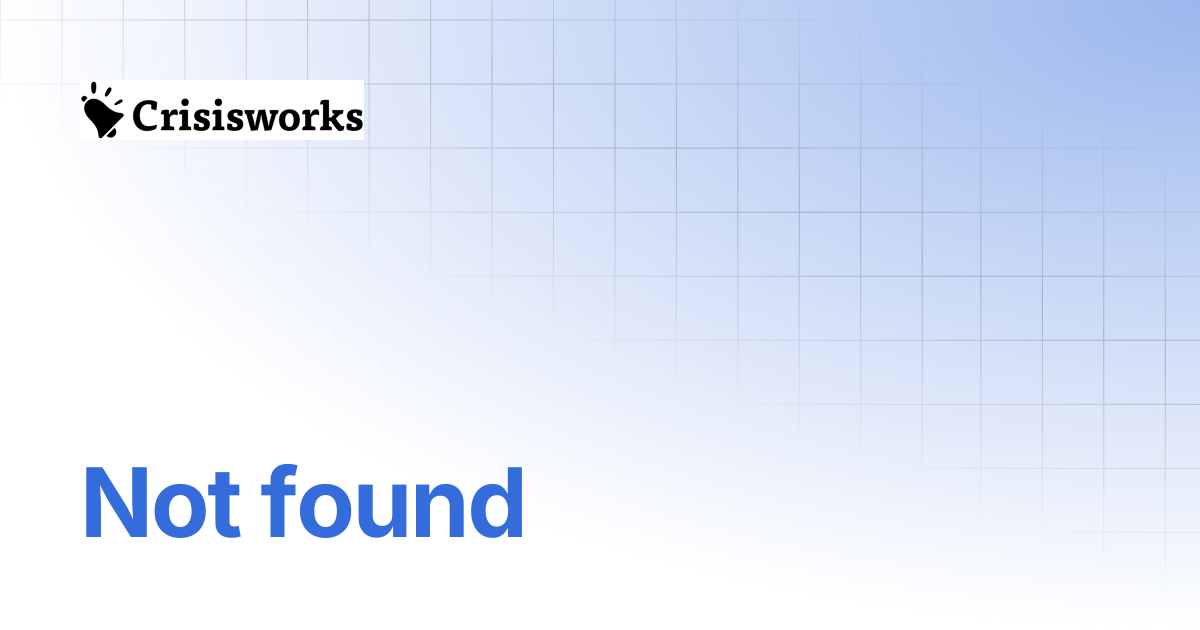 Delivery Reporting | Crisisworks Manual